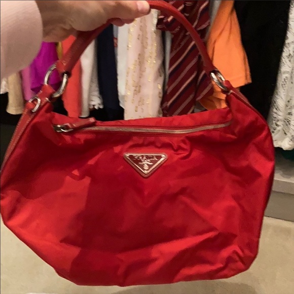 Prada | Bags | Prada Purse Red Authentic | Poshmark